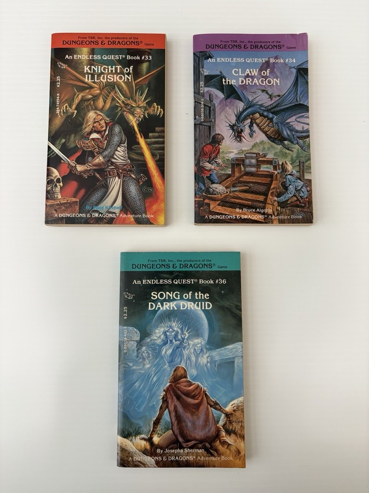 Lot of 27 Dungeons and Dragons Endless Quest Books from the 80's-Good ...