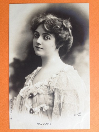 cpa Portrait de l' Actrice Maud AMY PHOTO signée REUTLINGER à PARIS ...