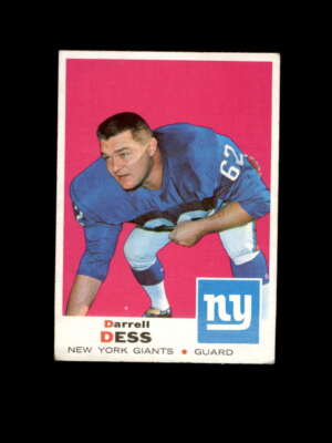 1969 Topps Football #219 Darrell Dess STARX 4.5 VG/EX+ (LS804034) | eBay