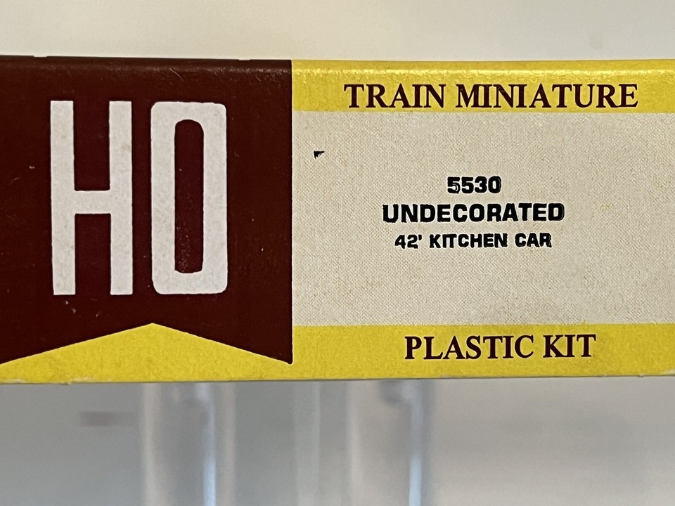 HO Train Miniature Work Train Kitchen Car UNDEC. | eBay
