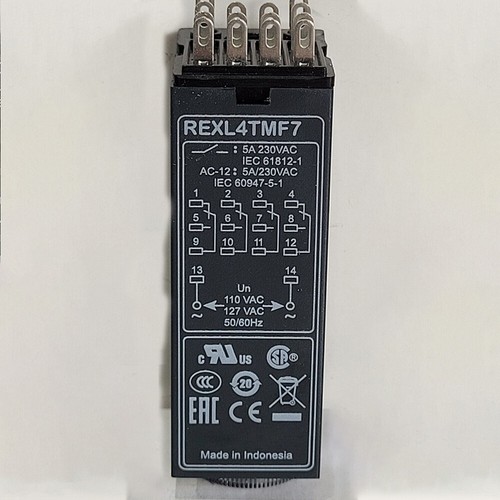 For REXL4TMF7 Time Relay 110V AC 14-pin | eBay