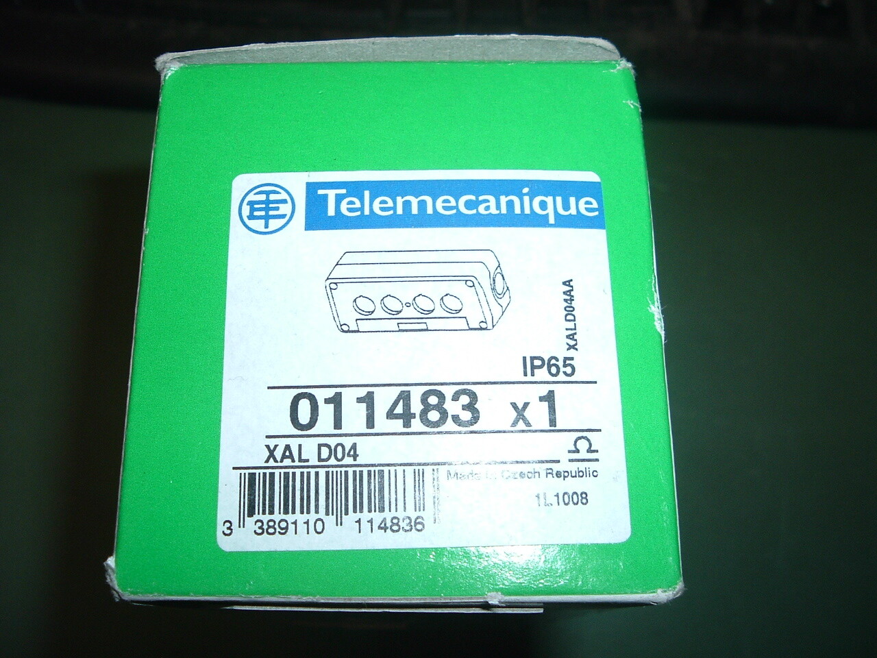 Telemecanique+XAL+D04+Push+Button+Switch+Enclosure+4+Gang for sale ...