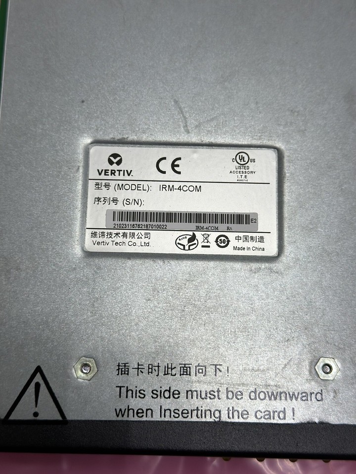 VERTIV IRM-4COM CARD P/N:02311676 | eBay