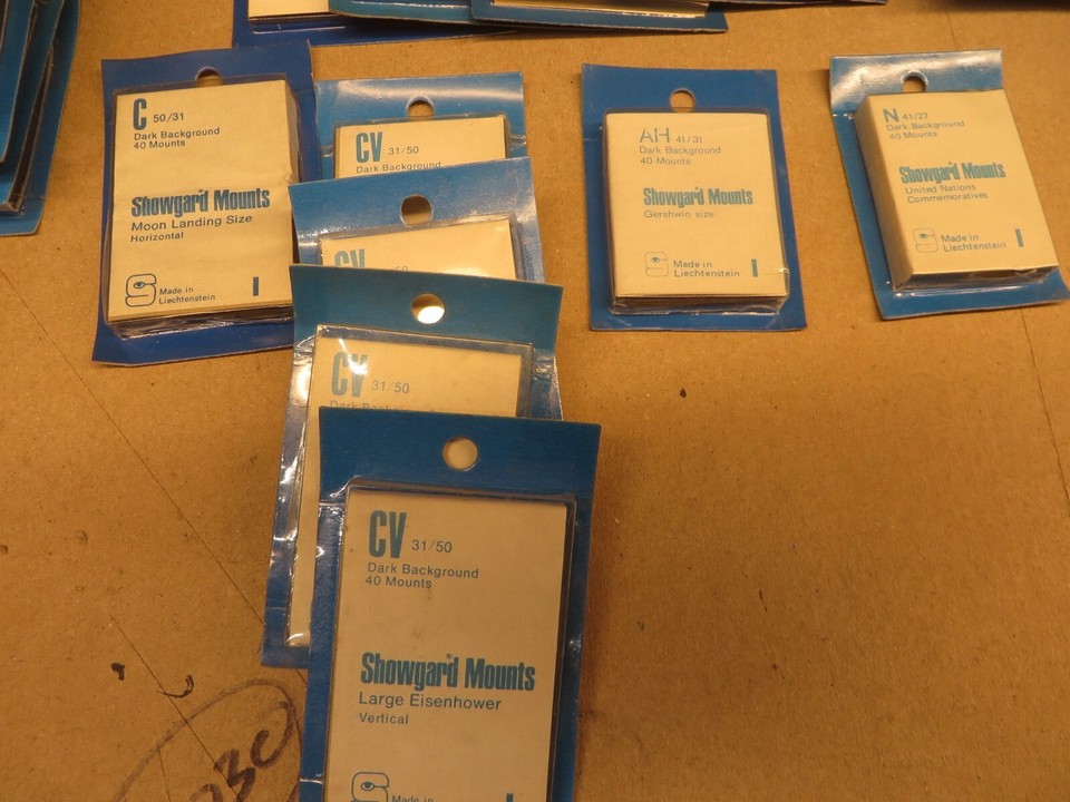 SHOWGARD MOUNTS ASSORTMENT nos 38 FULL PACKS common SIZES | eBay