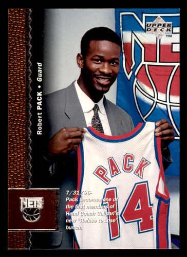 1996 Upper Deck Robert Pack #258 New Jersey Nets | eBay