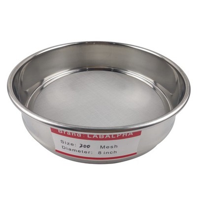 LABALPHA 200 Mesh Lab Sieves, 200 Mesh Test Sieve, 8'' Diameter, 304 ...