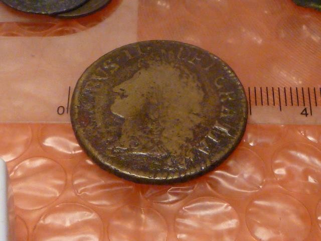Original 1690 Ireland JAMES II "Gun Money" 30 PENCE Halfcrown Colonial ...