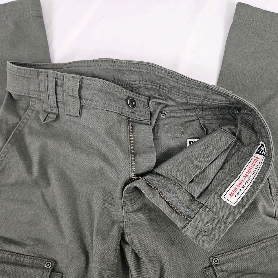 New Duluth Trading Flex Fire Hose Slim Fit Cargo Pants Men’s 30x32 | eBay