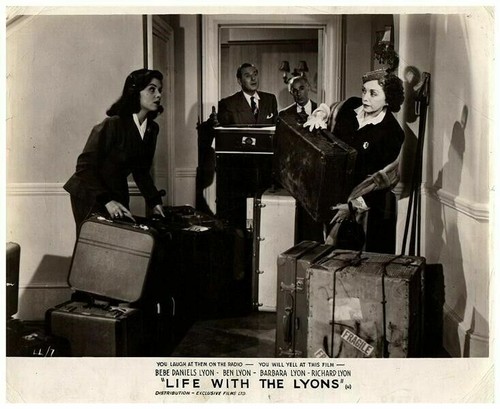 Life With The Lyons Orig Lobby Card Bebe Daniels Hugh Morton Barbara ...