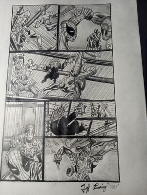 Survival Of The Fittest Drawing By Jeff Ewing | eBay