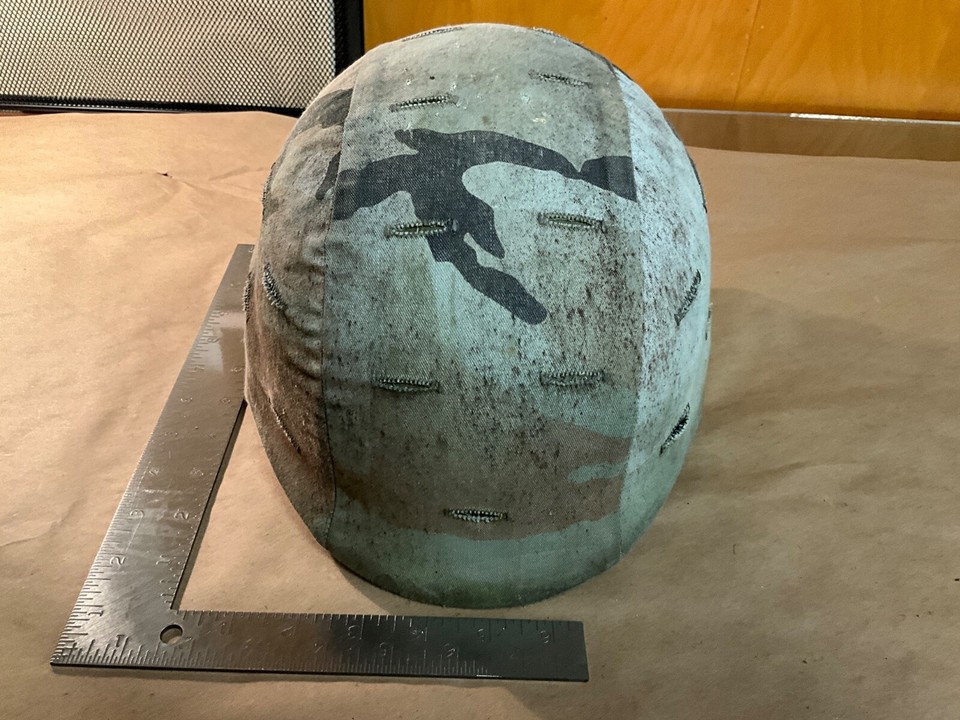 US ARMY GROUND TROOP SURPLUS PASGT BALISTIC COMBAT HELMET M81 WOODLAND ...