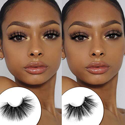 SY LASHES 25mm Lashes 3D Faux Mink Lashes Fluffy Dramatic False ...