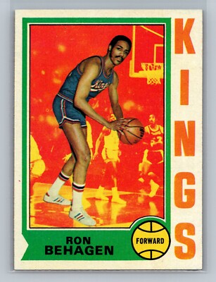 1974-75 Topps Ron Behagen #11 - Kansas City Kings - NEAR MINT to MINT ...