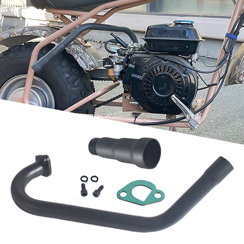 3 Stage Exhaust Header Pipe Fit Coleman CT200U 212cc 196cc Go Kart Mini ...