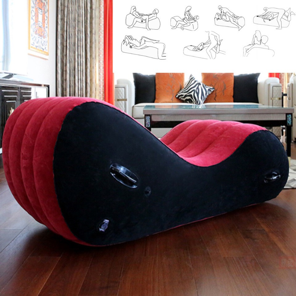Sex Bed Inflatable Pillow Chair Sofa Adult Furniture cuffs Cushion for ...