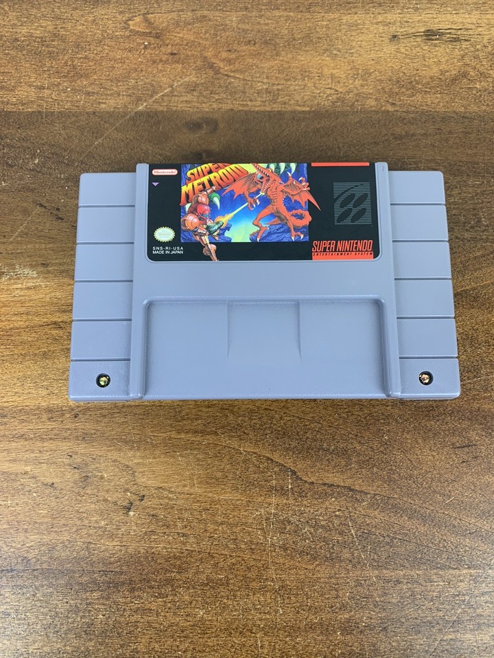 Super Metroid (Nintendo SNES, 1994) AUTHENTIC TESTED Cartridge Only ...