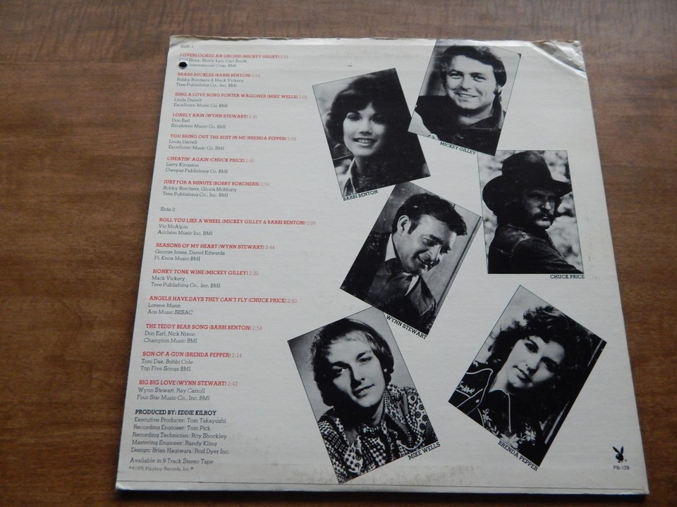 LP-PLAYBOY COUNTRY-1976-Mickey Gilley, Barbi Benton, Wynn Stewart ...