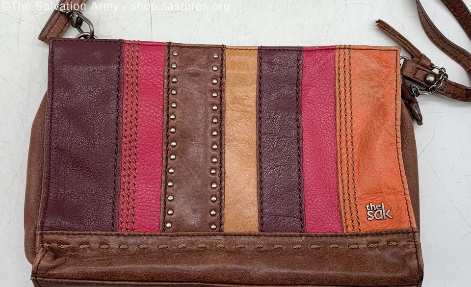The Sak Women's Multicolor Colorblock Leather Adjustable Strap ...