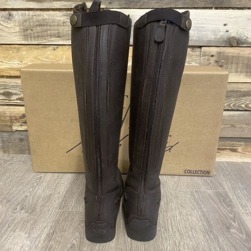 Mark Todd Women's Fleece Lined Winter Tall Boot Brown UK Size 6 wide ...