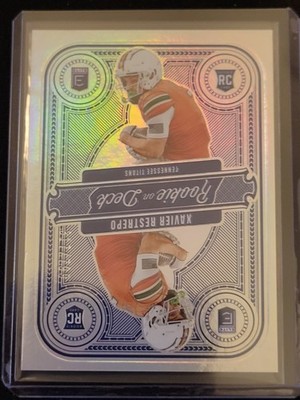 2025 Donruss Elite NFL Football Xavier Restrepo Rookie On Deck RC /799 ...