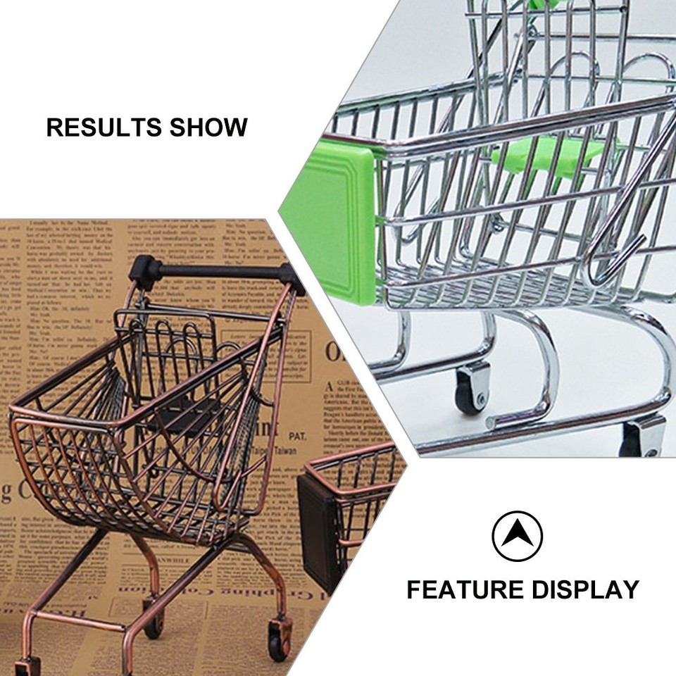 Trolley Shaped Food Storage Baskets Snacks Fruit Storage Holder for ...