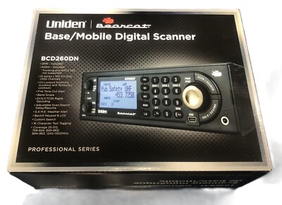 Handheld Police Scanner Uniden BCD260DN Mobile Digital And Analog ...