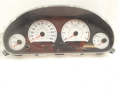 Speedo Gauge Cluster Speedometer Cluster White Face With Tachometer MPH ...
