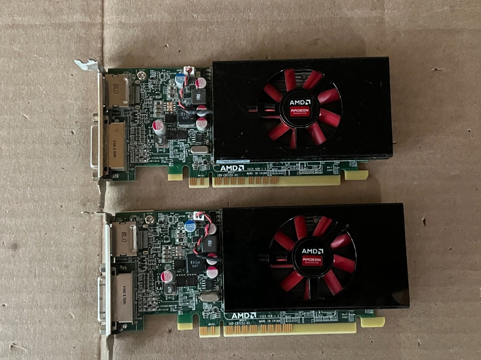 DELL RADEON R7 0N81X7 109-C87251-01 350X 4GB GDDR3 PCIE VIDEO CARD N7-3 ...