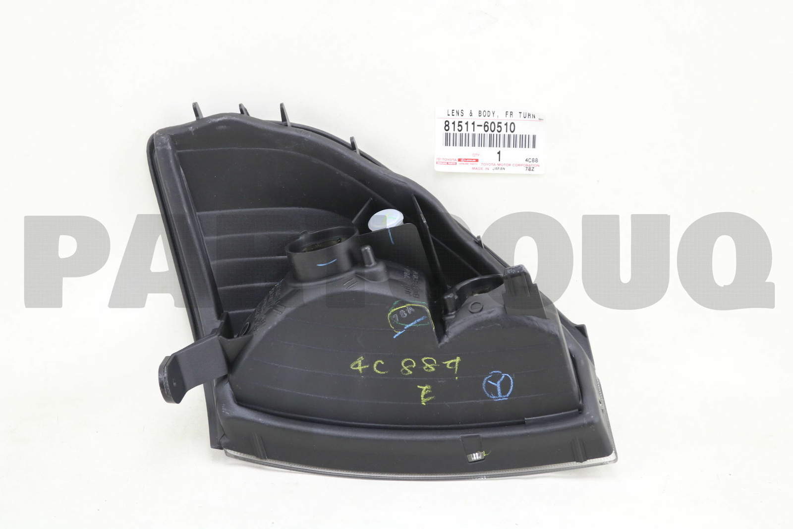 8151160510 Genuine Toyota LENS, FRONT TURN SIGNAL LAMP, RH 81511-60510 ...
