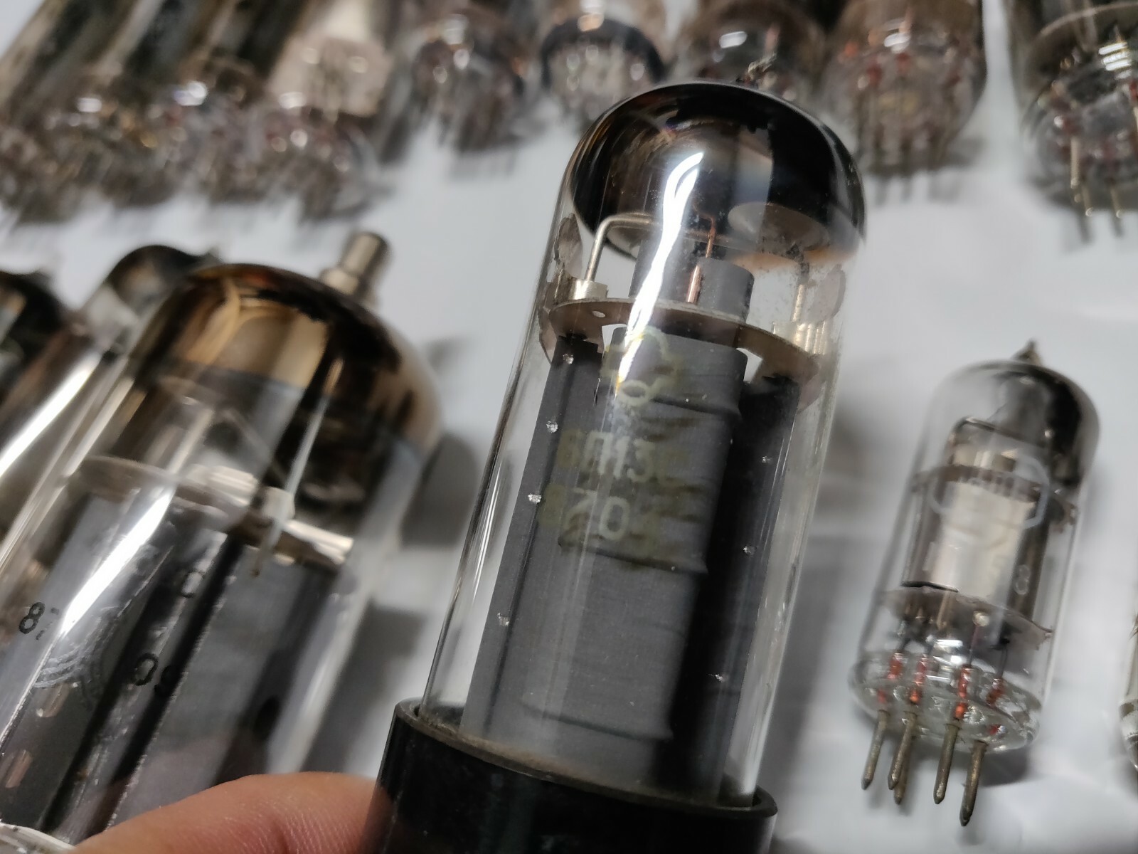 Lot Of 19 CCCP Vacuum Tubes, 6N36C, 6H2N, 6N14N, 6E1N, 6H23N, 6X2N, etc ...