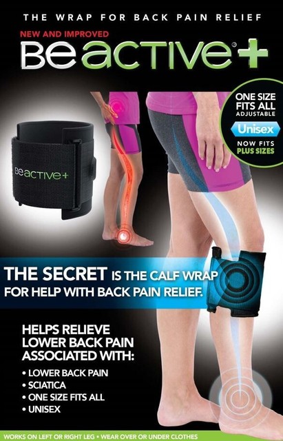 BeActive PLUS Instant Relief Acupressure Calf Brace for Sciatic Back ...