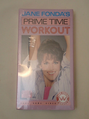 JANE FONDA PRIME TIME WORKOUT (VHS, 1984) EXERCISE KARL VIDEO VCR TAPE ...