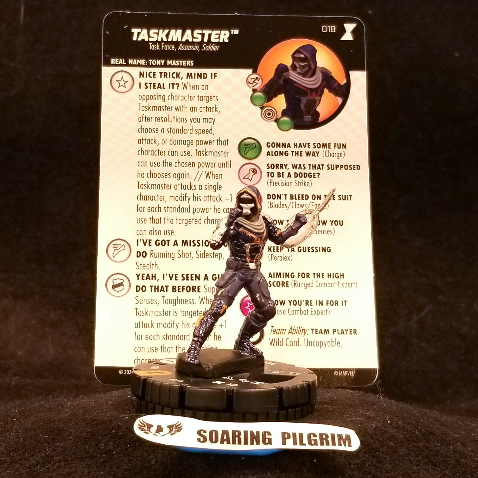 TASKMASTER - 018 - CHASE - Black Widow Movie Heroclix Set #18 | eBay