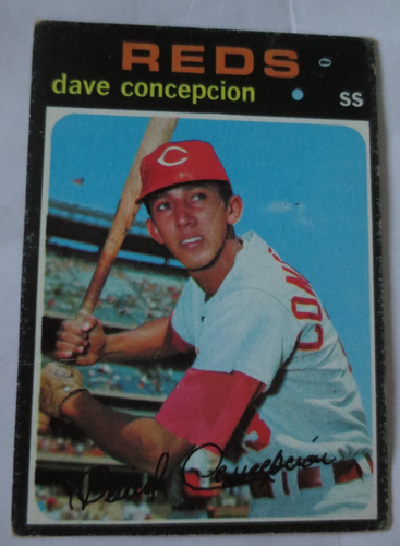 1971 Topps #14 Dave (Davy) Concepcion Rookie Card Cincinnati Reds Very ...