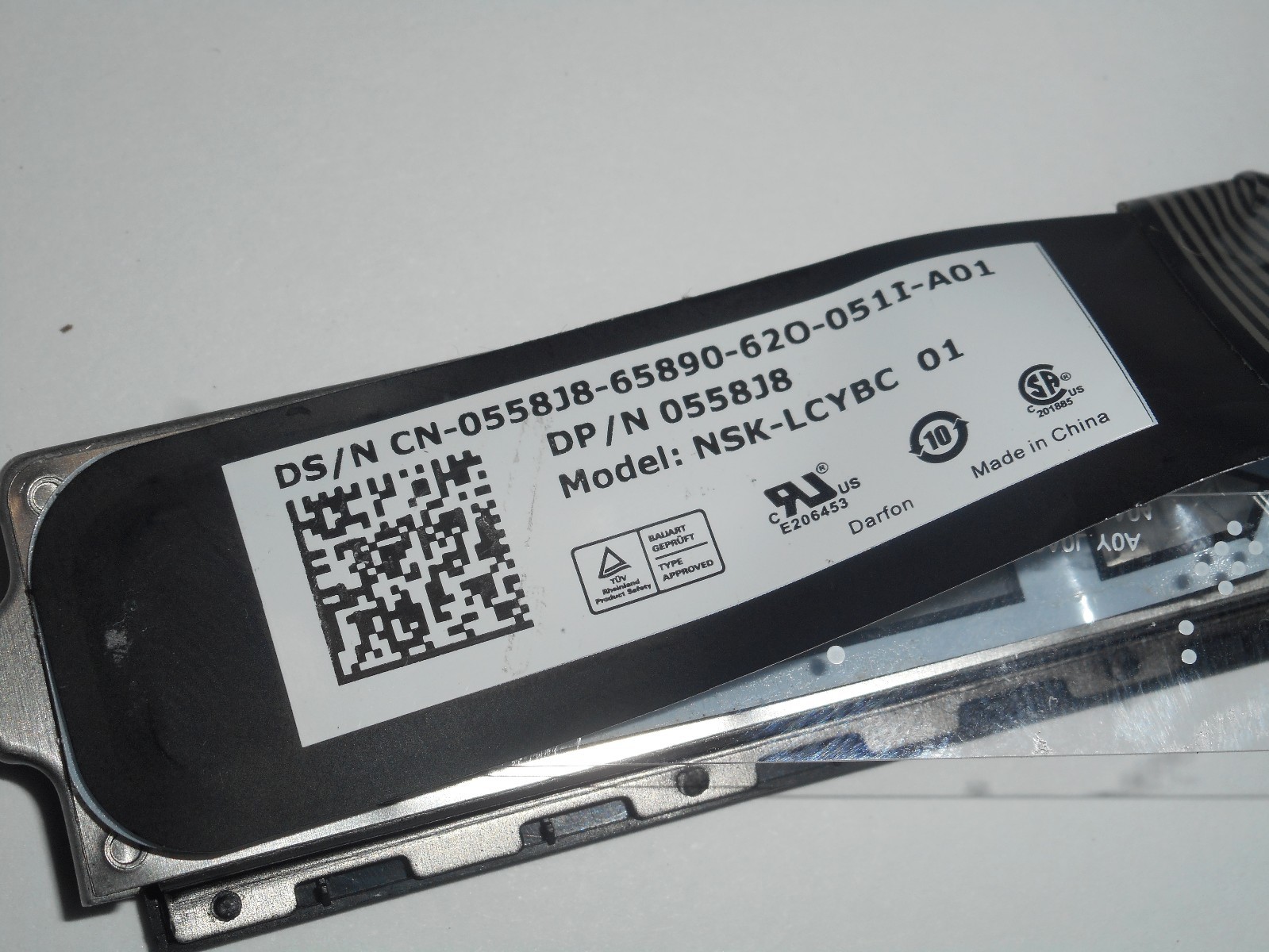 SINGLE KEY CAP FROM HOT KEYS Dell Alienware 15 R2 NSK-LCYBC 01 558J8 ...