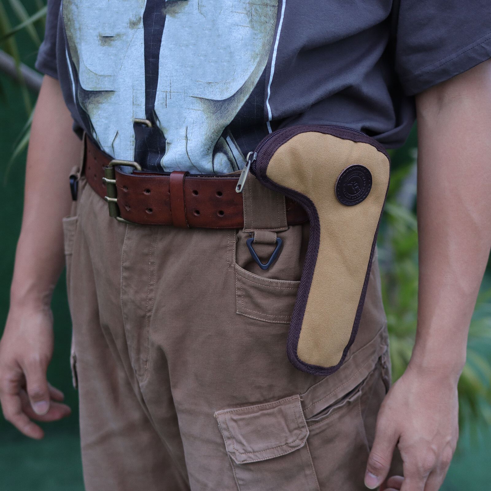 Tourbon Hunting Rifle Bolt Bag Gun Bolt Storage Protector Belt Zip ...