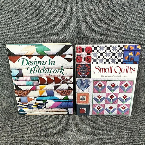 LOT of 2: SMALL QUILTS Vanessa Ann Collection DESIGNS IN PATCHWORK ...