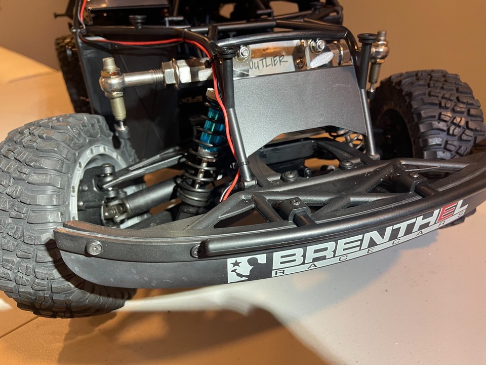 Losi Super Baja Rey SBR 2.0 Custom HD Chassis Brace Steel Bump Stop 1/6 ...
