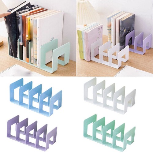 Plastic Desk File Sorter Holder Book Magazine Storage Stand Organizer ...