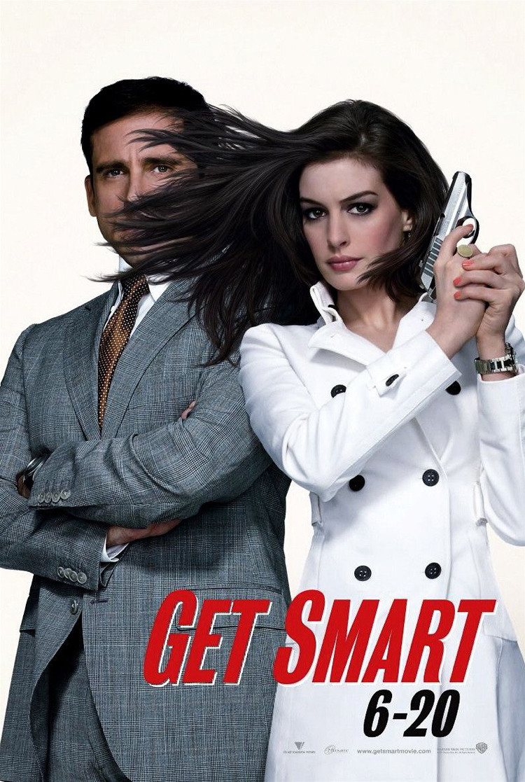 GET SMART MOVIE POSTER 2 Sided ORIGINAL Advance 27x40 STEVE CARELL ANNE ...