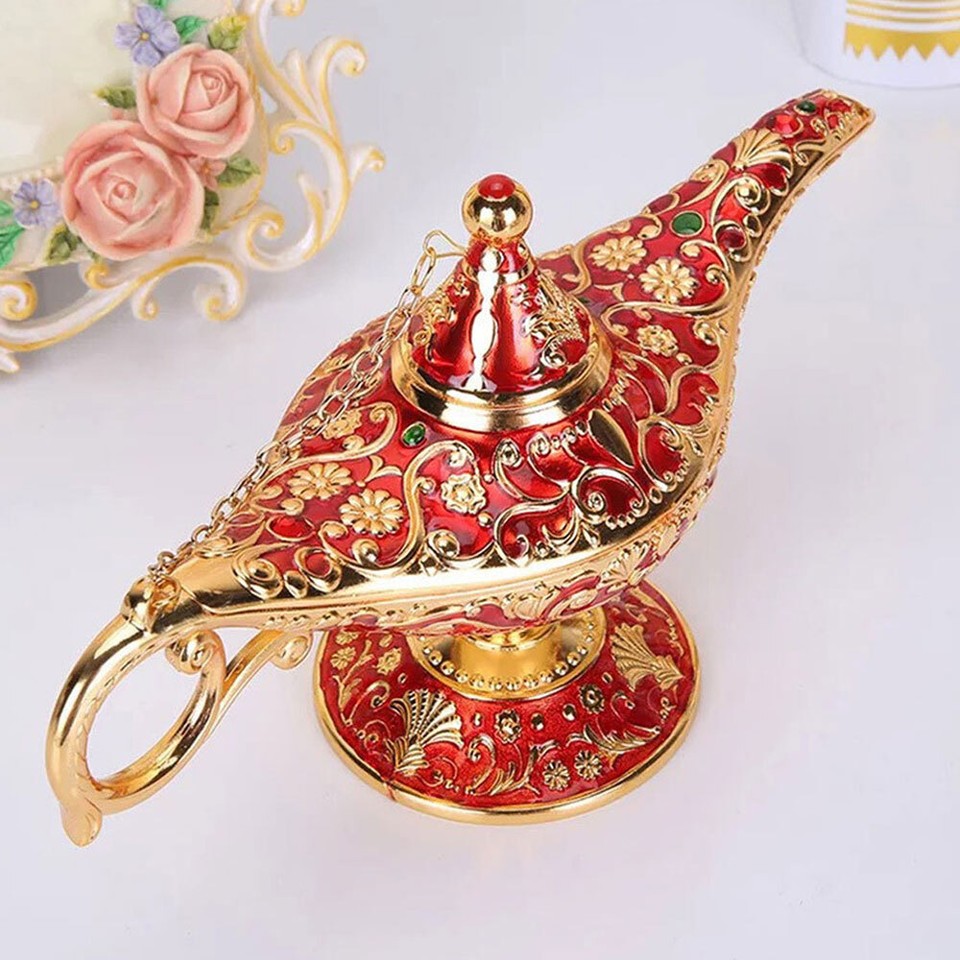 New Aladdin Magic Genie Light Oil Lamp Pot Aladdin Lamp Stunning ...