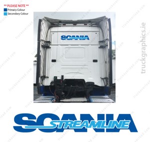 Scania back of cab sticker, decal, emblem Scania Streamline R Series ...