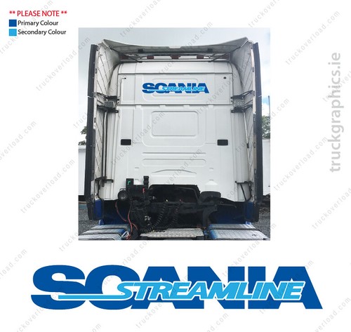 Scania back of cab sticker, decal, emblem Scania Streamline R Series ...
