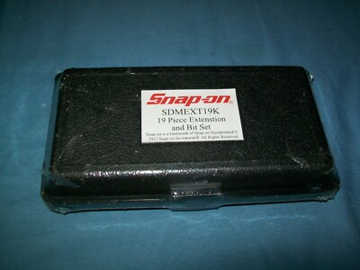 NEW Snap-on SDMEXT19K Ratchet Screwdriver Bit 19pc SET HEX Shank in ...