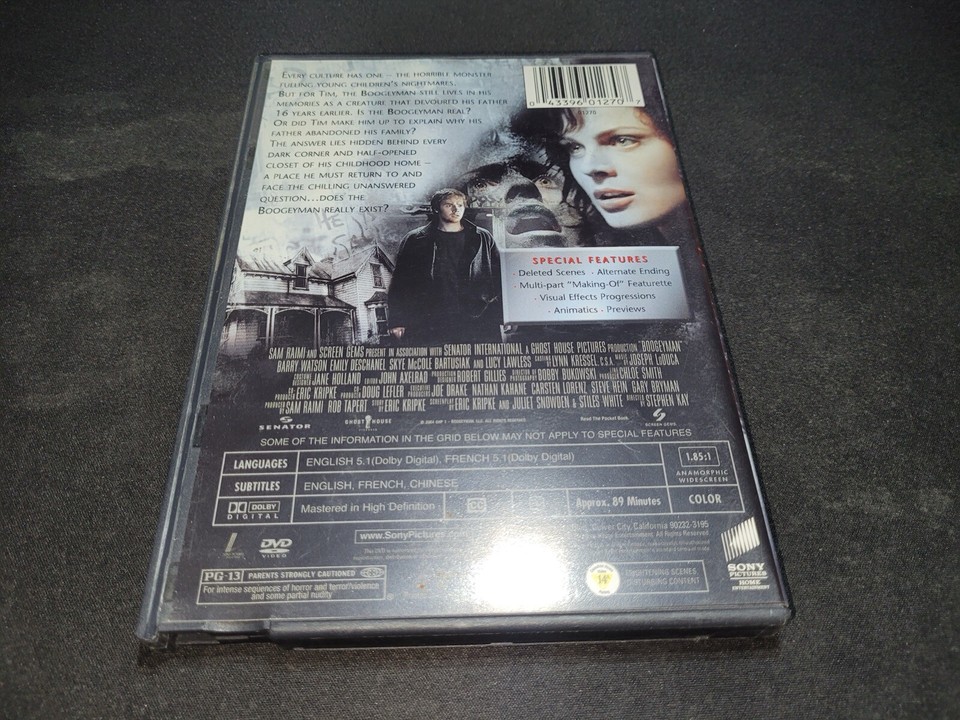The Boogeyman Special Edition 2005 DVD Movie MINT condition ...