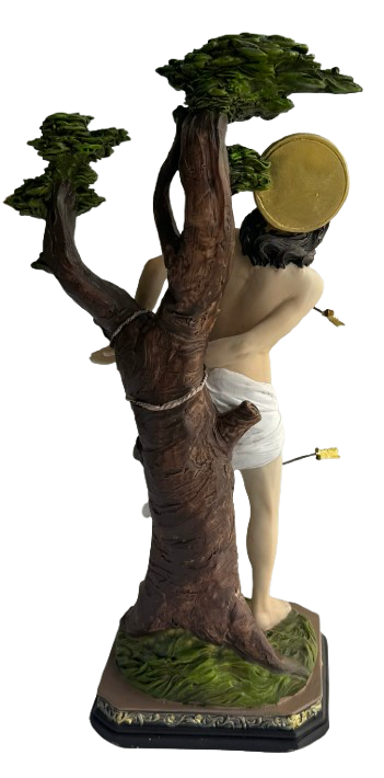 St. Sebastian 12" Santo Patrón De Los Arqueros Resin Figure | eBay