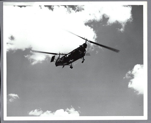 BELL HSL-1 HELICOPTER LARGE VINTAGE ORIGINAL MANUFACTURERS PHOTO US ...