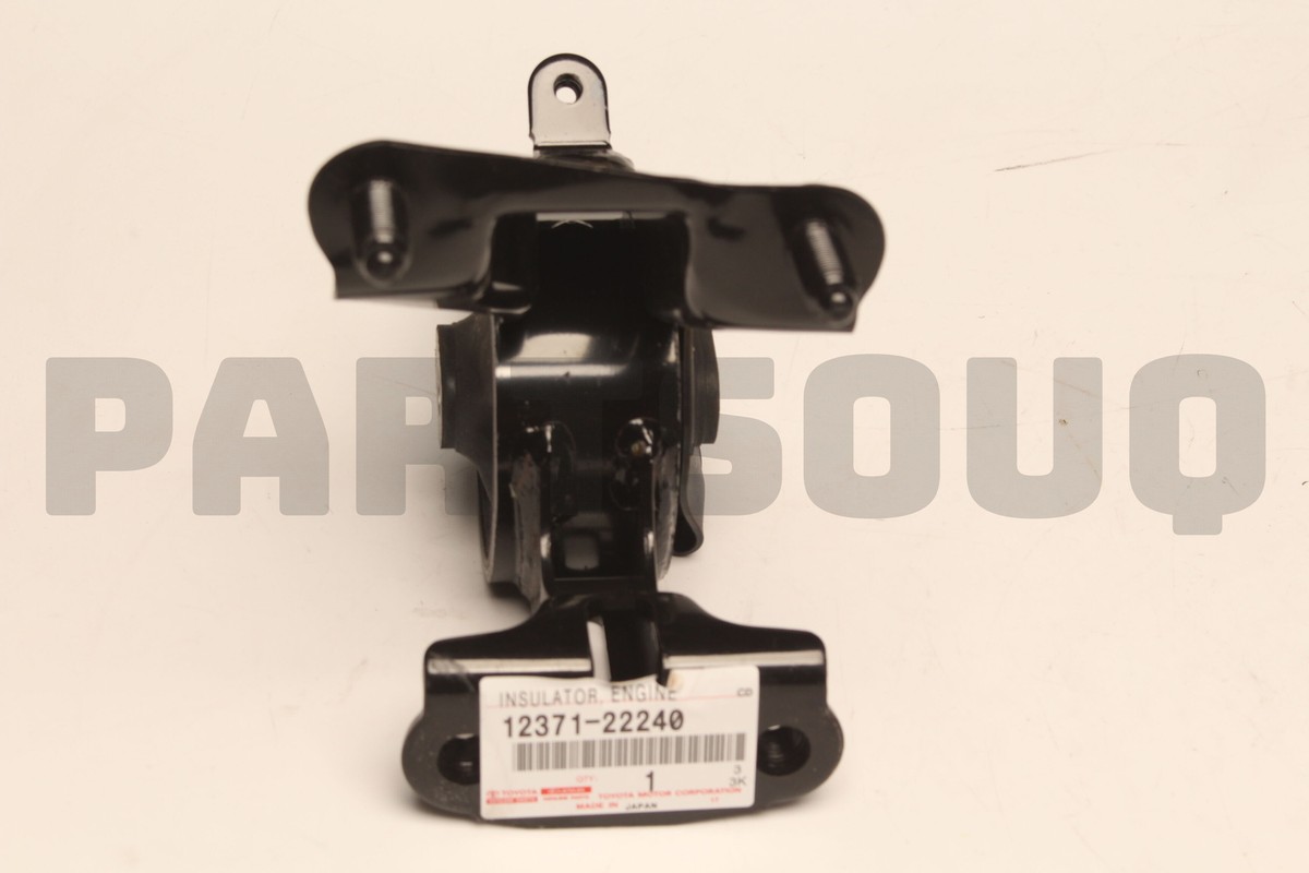 1237122240 Genuine Toyota INSULATOR, ENGINE MOUNTING, REAR 1237122240 Genuine Toyota INSULATOR, ENGINE MOUNTING, REAR