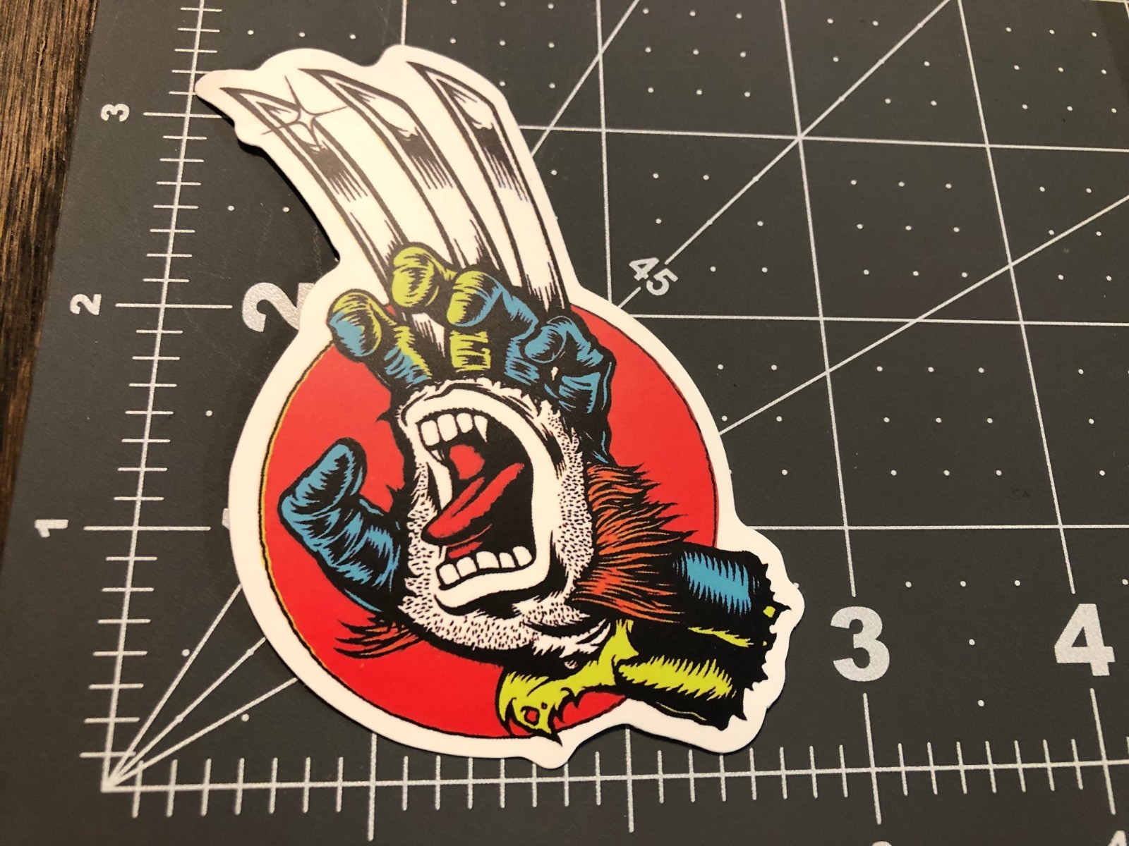 Screaming Hand Laptop/Skateboard/ Guitar/Luggage Decals/Stickers - Your ...