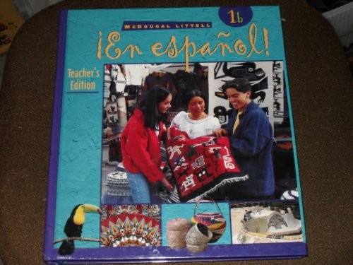 EN ESPANOL 1B - TEACHER'S EDITION By Gahala - Hardcover *Excellent ...
